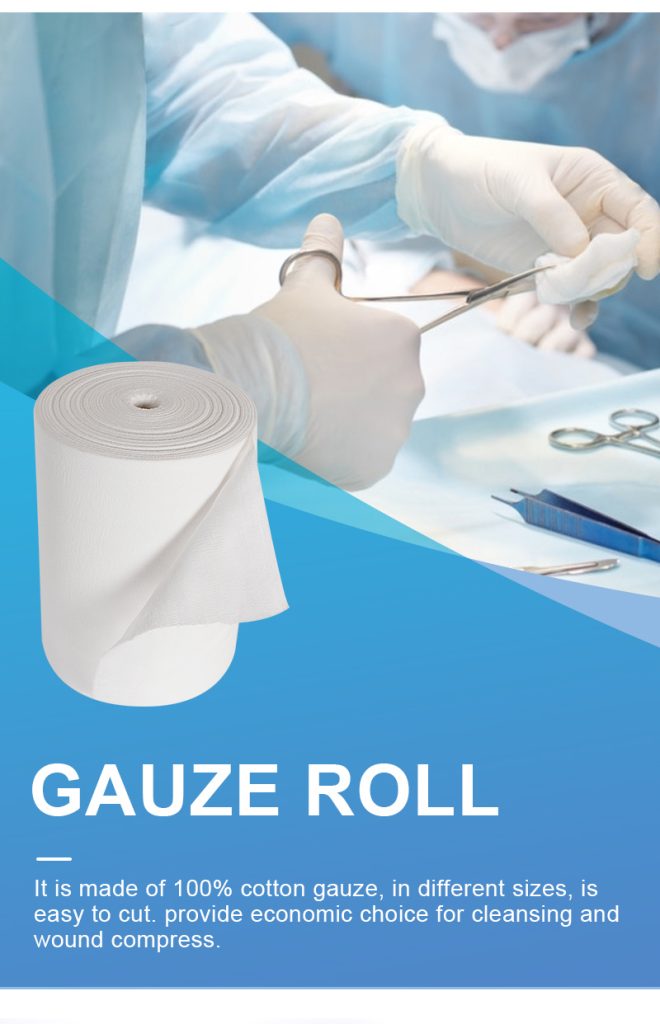 gauze roll manufacturer medical absorbent gauze roller