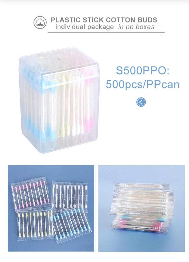 Individually Wrapped Cotton Swabs for Hygiene and Comfort