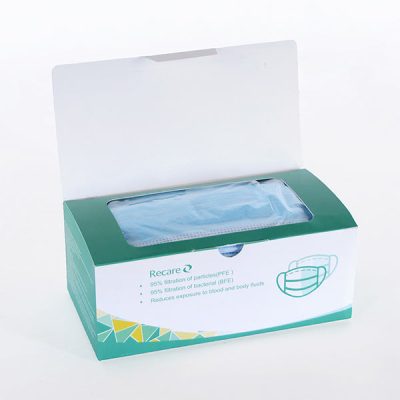 Factory adjustable nonwoven disposable face mask