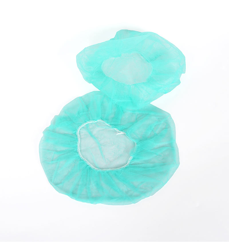 disposable non woven cap Nonwoven Fabric Clip Mob Cap